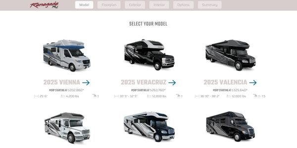 Build & Price | Renegade RV